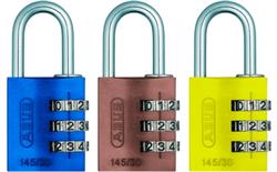 Abus 145 Series 30mm Coloured Combination Locks - Combination Padlocks