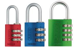 Abus 145 Series 40mm Coloured Combination Locks - Combination Padlocks