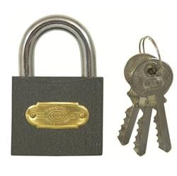 Tri Circle Standard Shackle Padlock - Key to differ