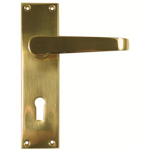 VICTORIAN CONTRACT STRAIGHT Lever on Plate - Lever Privacy