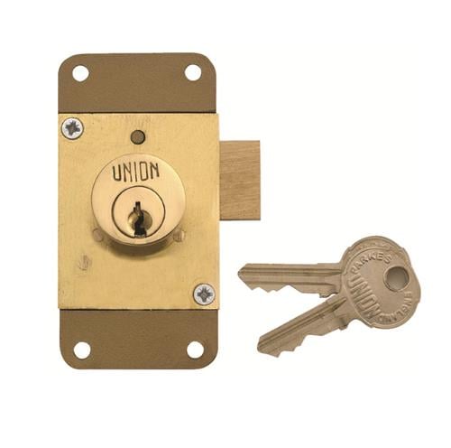 Union 4143 4 Pin Cylinder Deadbolt Cupboard Lock - 76mm (3") case size