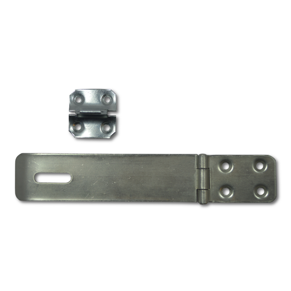 Asec Safety Hasp & Staple - Black - 115mm