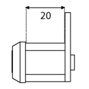 Ronis 19R2 Cam Lock - Extra key