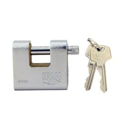 Ifam U Series Armoured Shutter Padlock (CEN3/4) - Key to differ