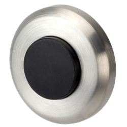 ASEC Wall Door Stop Disc With Flat Buffer - SSS