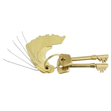 Lever set to suit Union or Chubb 3G110 or 3K70 - Lever set to differ