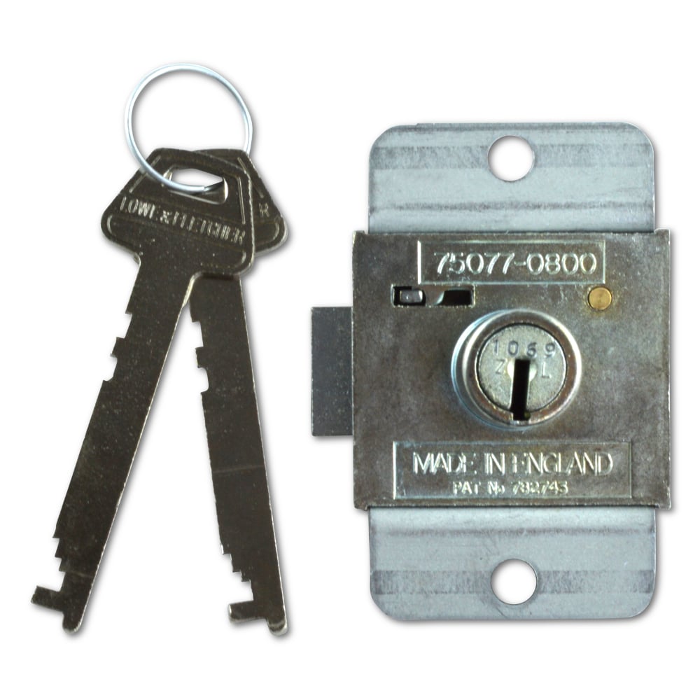 L&F 7 Lever Deadbolt Locker Lock - 6mm ZA KD