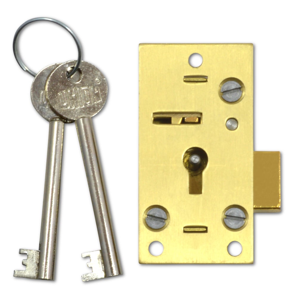 UNION 4146 Straight Cupboard Lock - 64mm PL KD Bagged