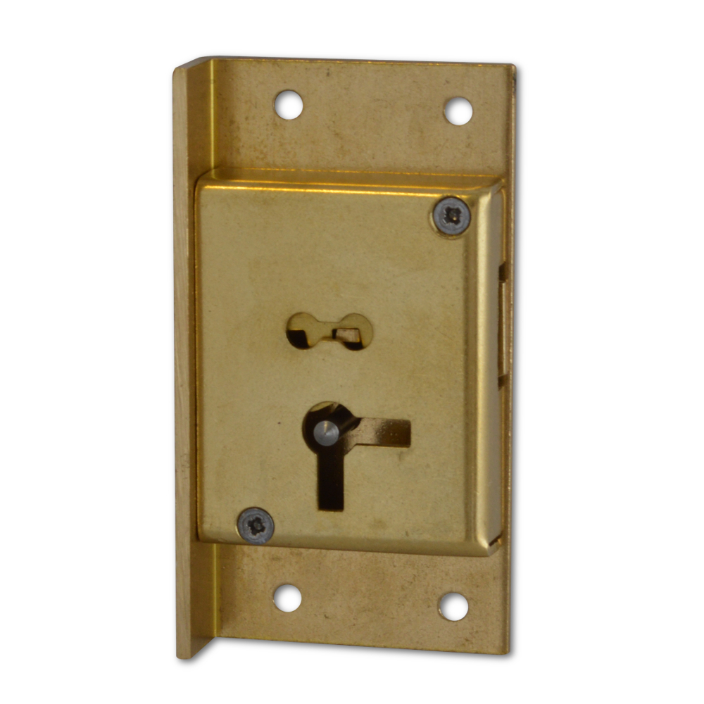 ASEC 61 4 Lever Cut Cupboard Lock - 64mm SB KD LH (Visi)