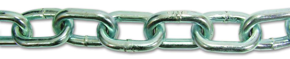 ENGLISH CHAIN Zinc Plated Welded Steel Chain - 30m Chain - 3mm Link ...