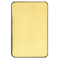 ASEC Self Adhesive 45mm x 70mm Blank Escutcheon - Satin Chrome