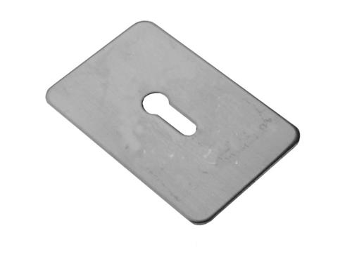 ASEC Self Adhesive 45mm x 70mm UK Mortice Escutcheon - AS10561