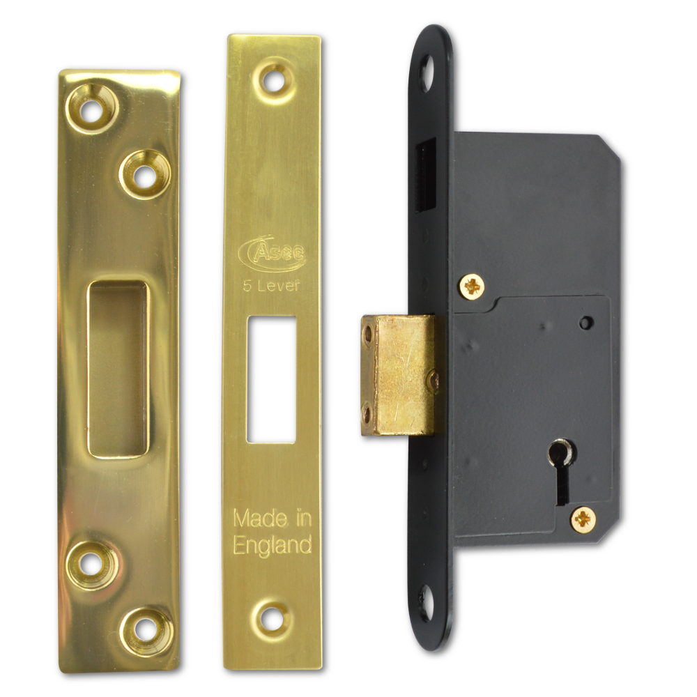 ASEC 50mm 5 Lever Deadlock - AS11354